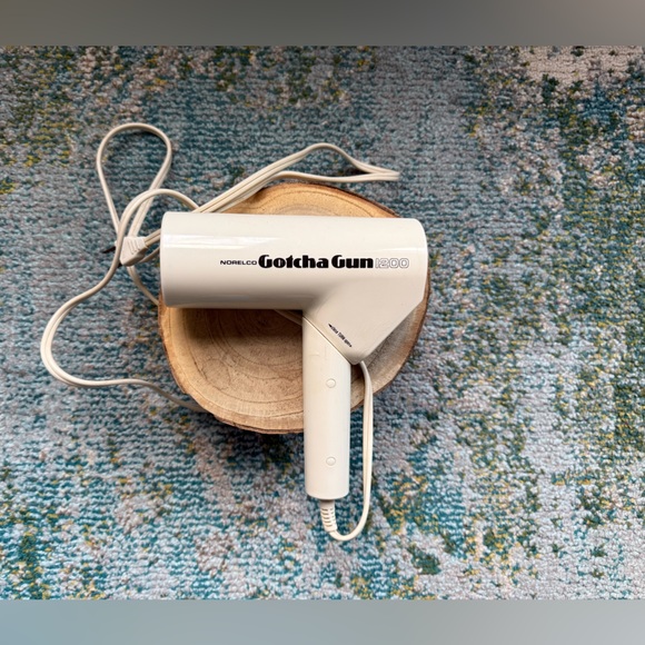 Vintage | Bath | Vintage 97s Norelco Gotcha Gun 1200 Fold Up Mini Hair ...
